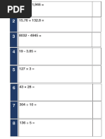 SATS - Key Stage 1 Arithmetic - Compact Version | PDF