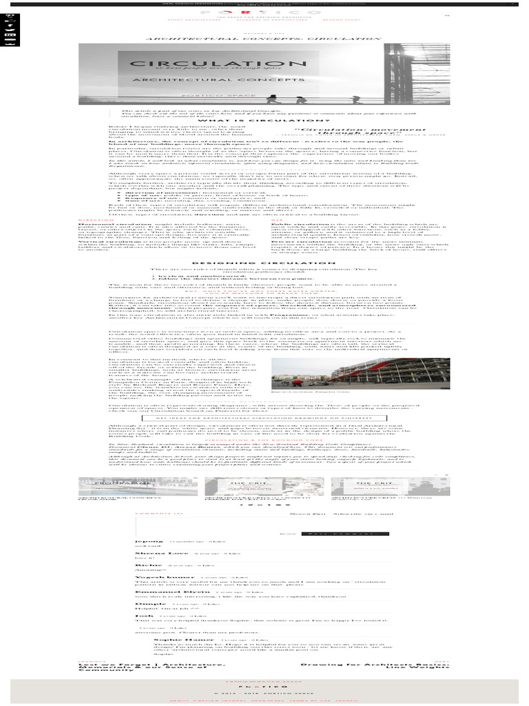 Understanding Architectural Circulation | PDF | Stairs