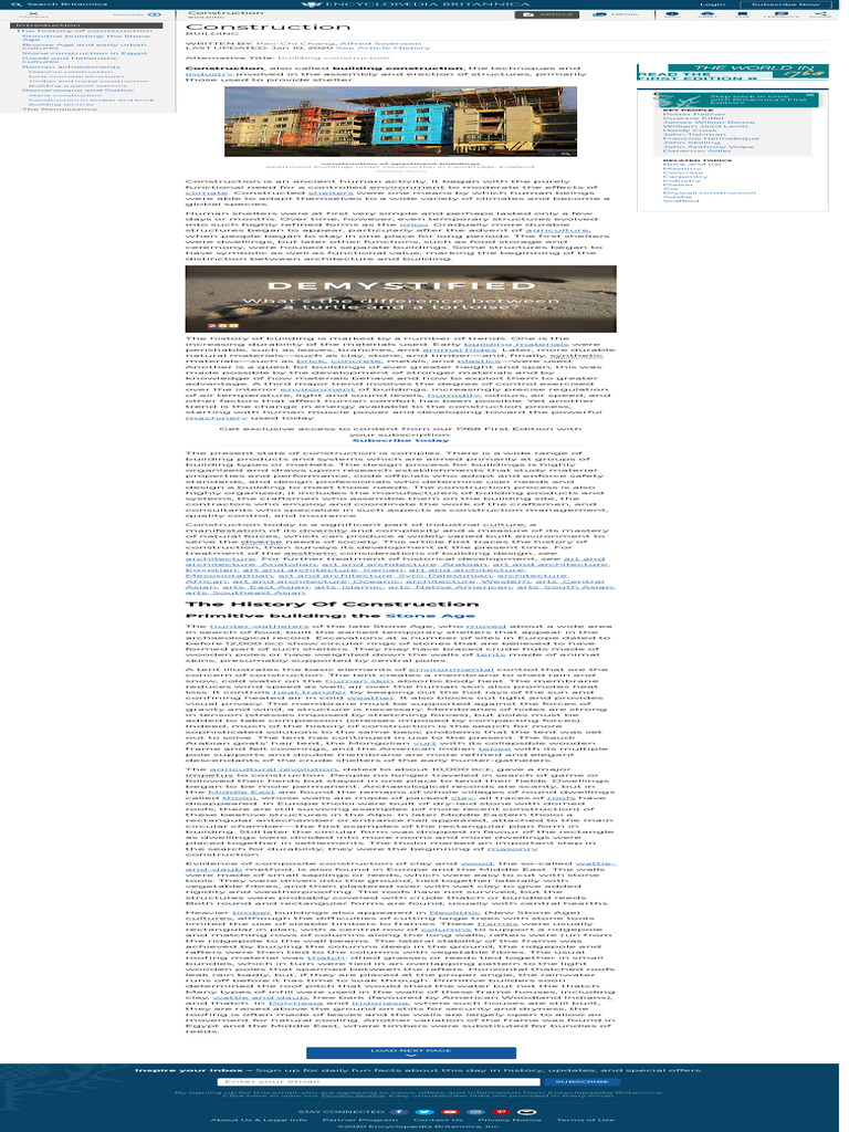 history construction _ History, Types, Examples, & Facts _ Britannica ... history construction _ History, Types, Examples, & Facts _ Britannica ...