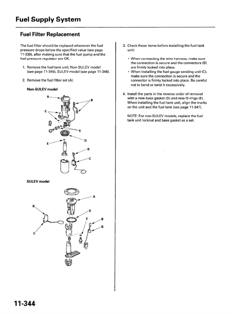 Fuel Filter Replacement | PDF