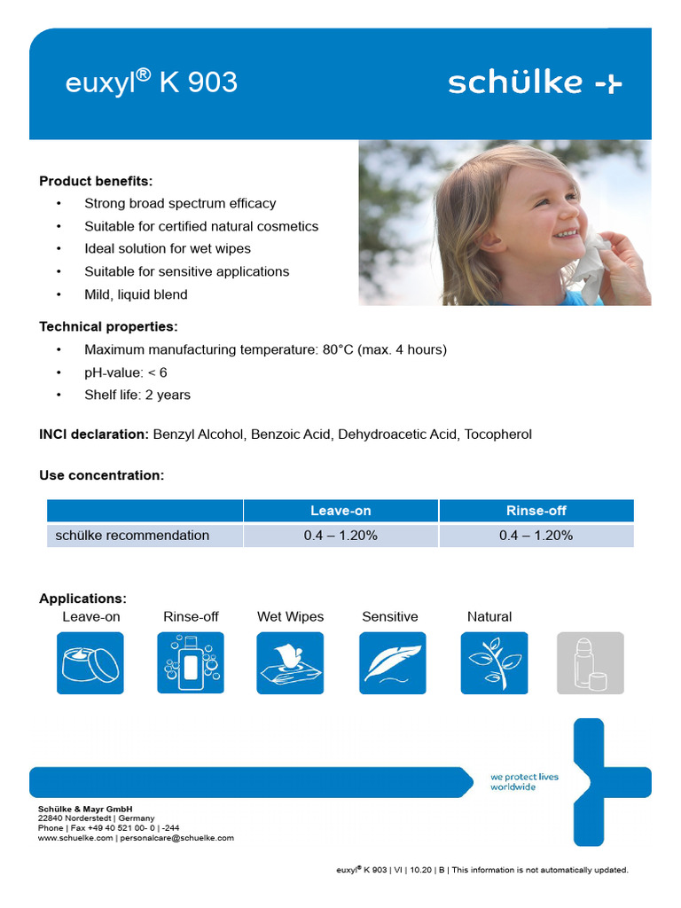 Ficha Euxyl K 903 | PDF