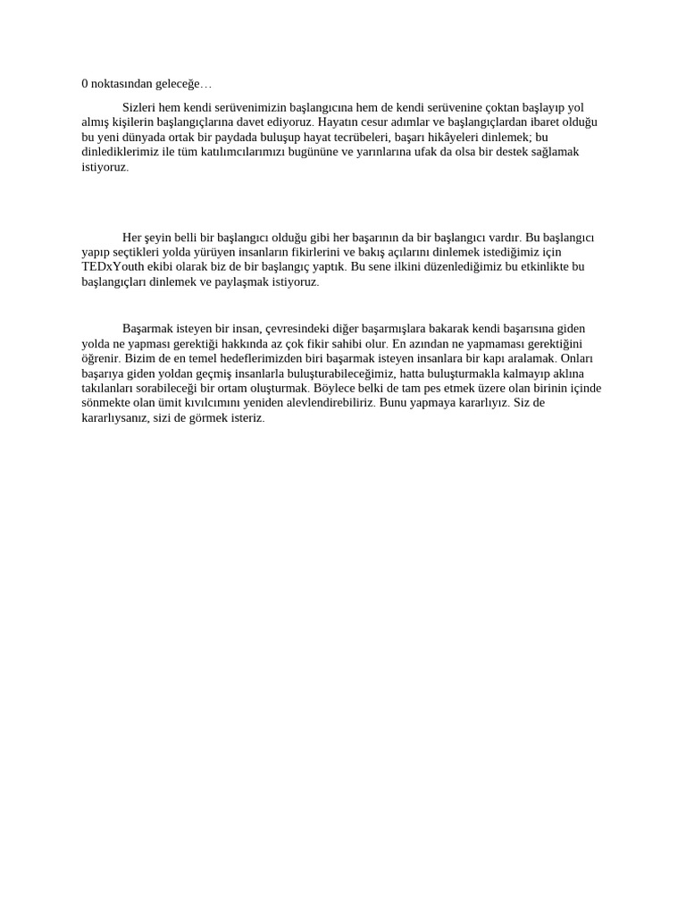 TEDxYouth TEMA Revize | PDF