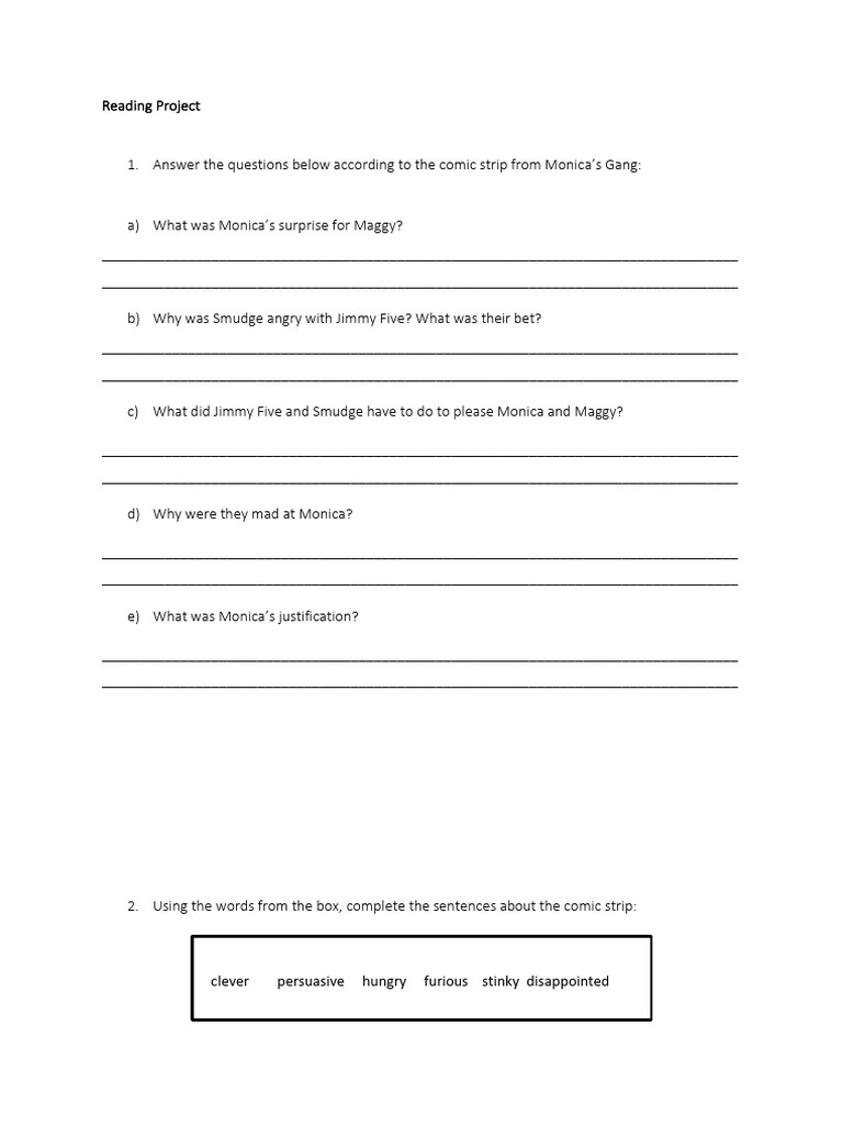 Reading Project | PDF