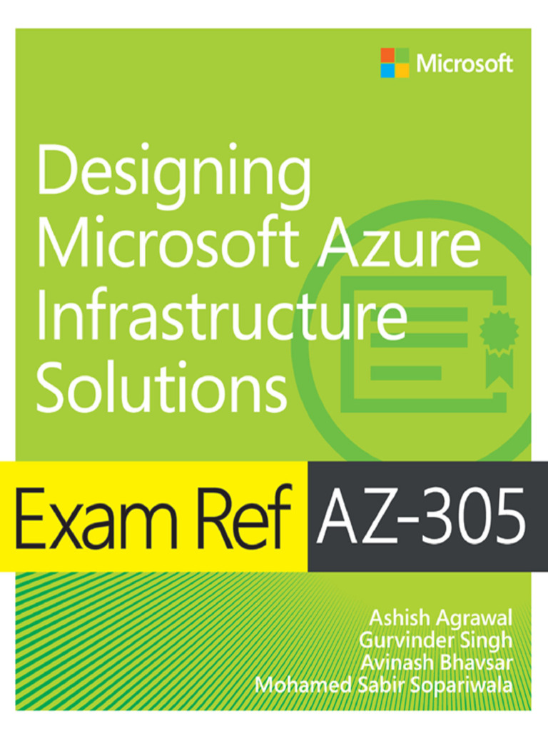 Exam Ref AZ-305 Designing Microsoft Azure Infrastructure Solutions ...