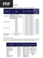 SPARK Primary School 2024 Fees | PDF