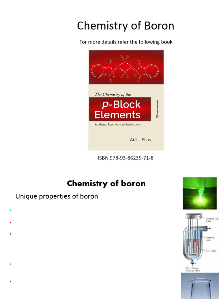 Unique Properties and Uses of Boron | PDF | Boron | Acid