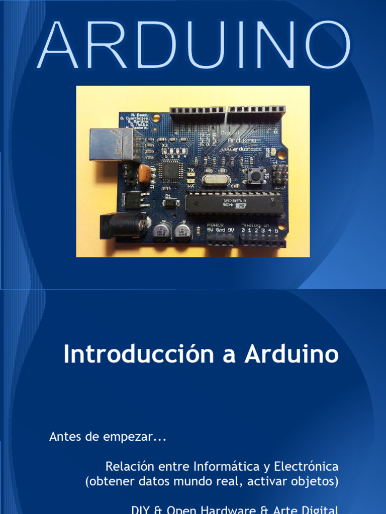 Introducci__n_a_Arduino | PDF | Arduino | Informática