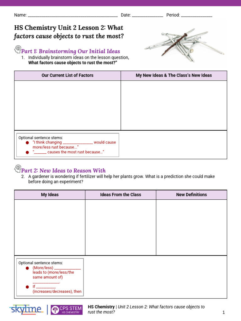 Science.hsc.U2.L2_ Student Handout | PDF | Experiment | Confounding