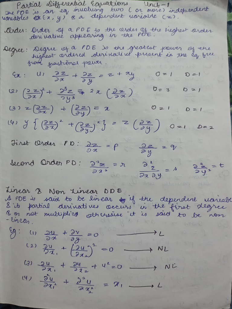 Maths 4 Unit 1 | PDF