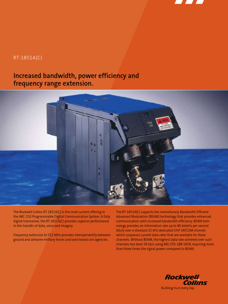 RT-1851A(C) | PDF | Frequency Modulation | Very High Frequency