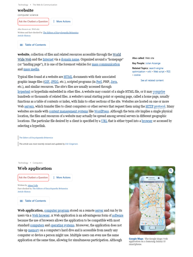 Website - Definition & Facts - Britannica | PDF | World Wide Web ...