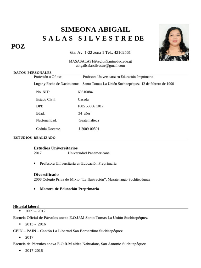 curriculum abi 2023 | PDF