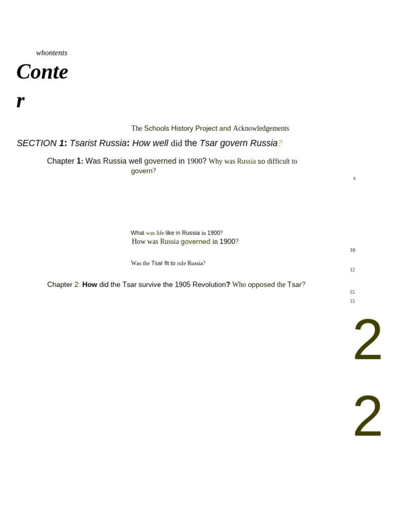 Governance Challenges in Tsarist Russia | PDF | Joseph Stalin | Russian ...