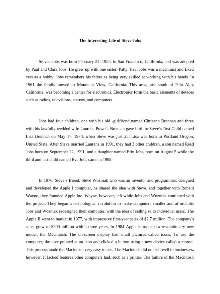 Steve Jobs: Life and Legacy Overview | PDF | Steve Jobs | Apple Inc.