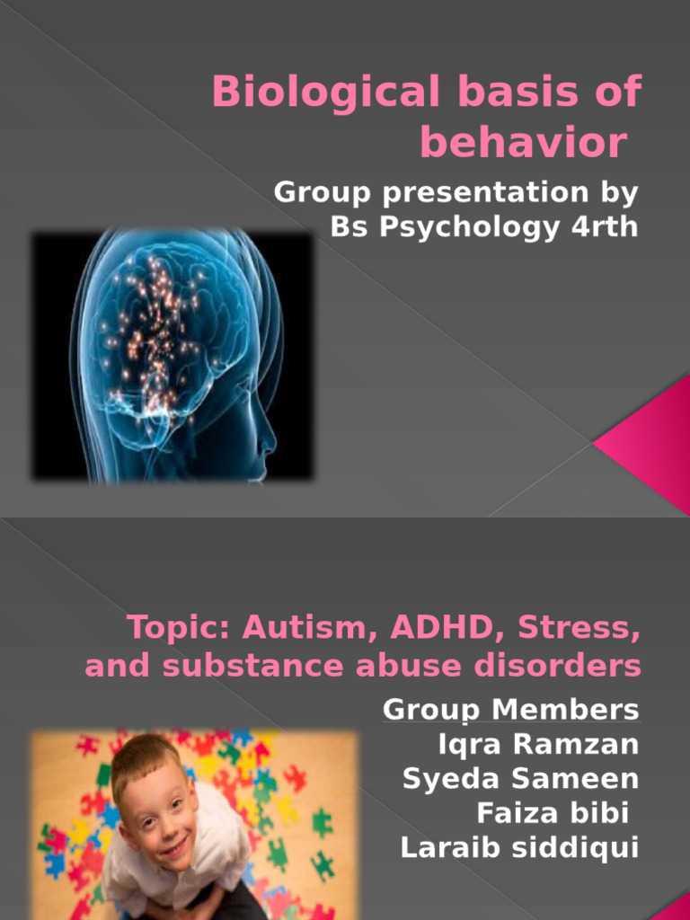 Biological Basis of Behavior | PDF | Autism | Psychoactive Drugs