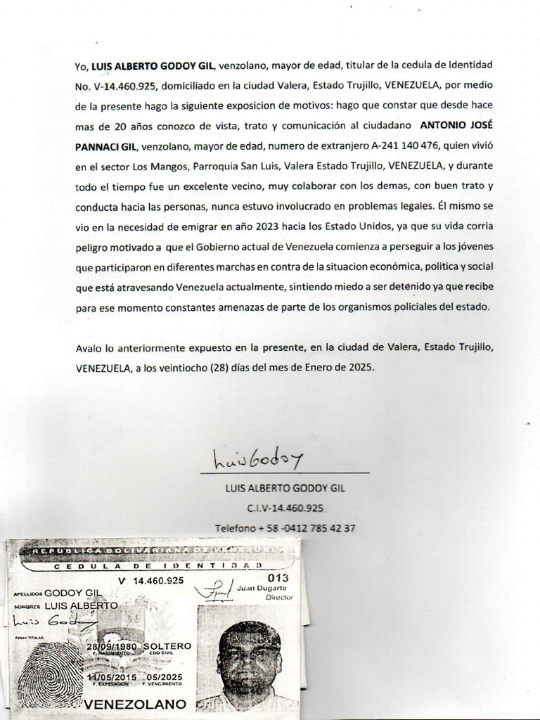 Carta Luis Alberto | PDF