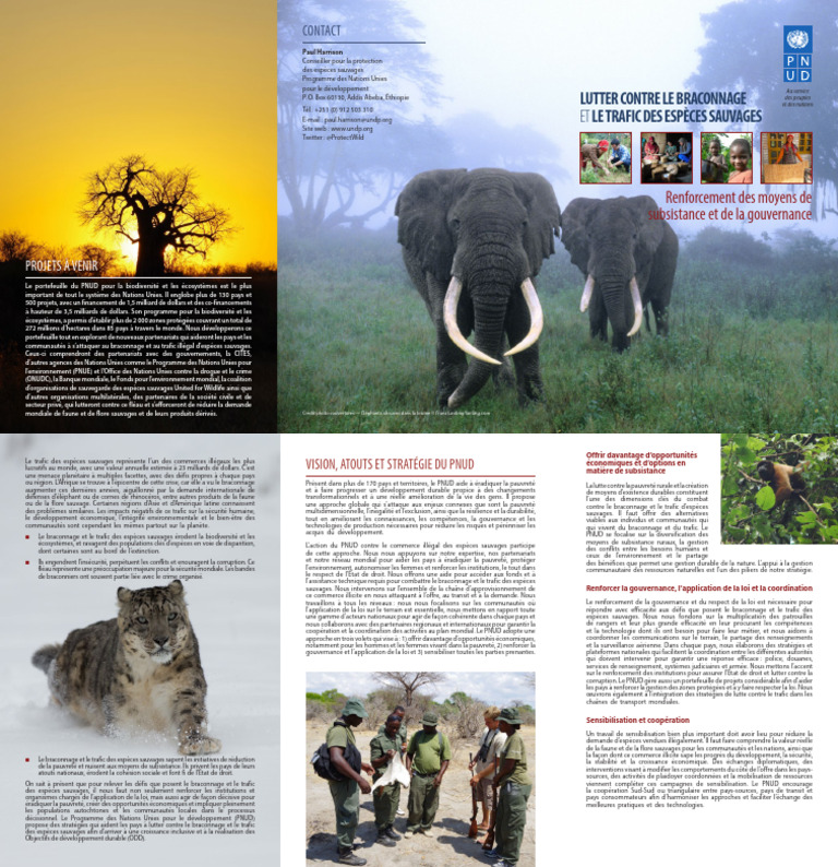 Lutte contre le braconnage mondial | PDF | Développement durable ...