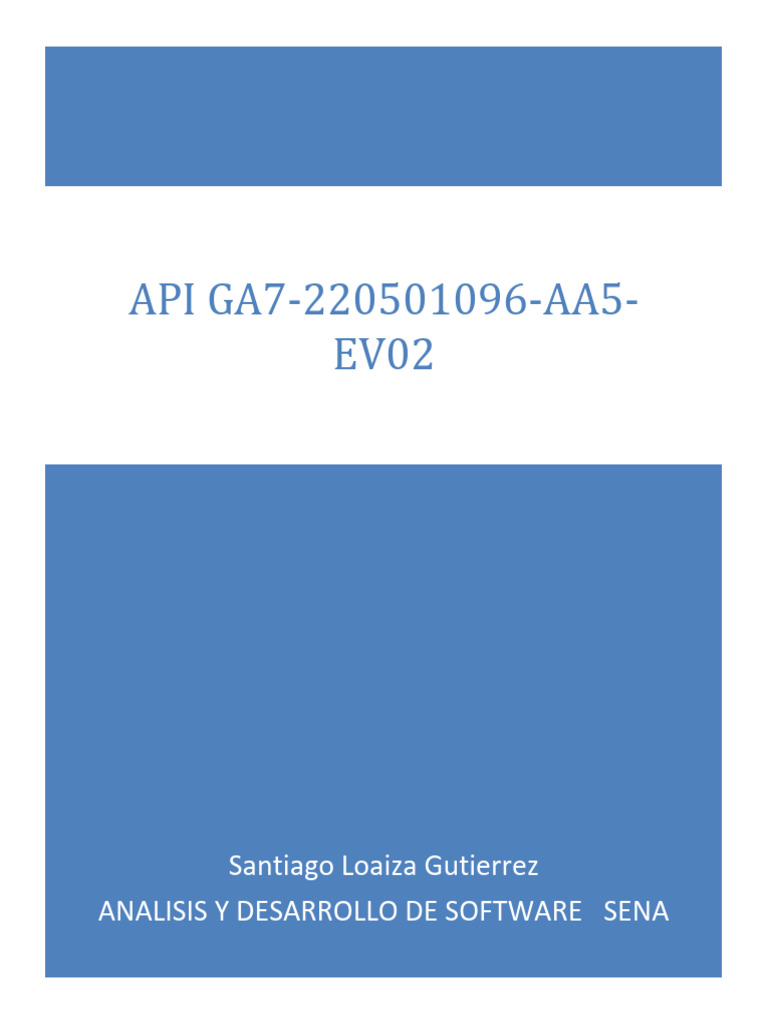 Api Ga7-220501096-Aa5-Ev02 | PDF | Desarrollo de software | Tecnologías de la información
