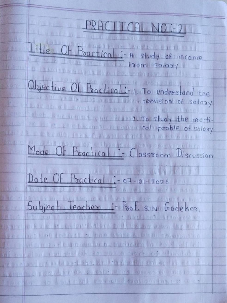 Tax Practical 2 | PDF | Trade | Income