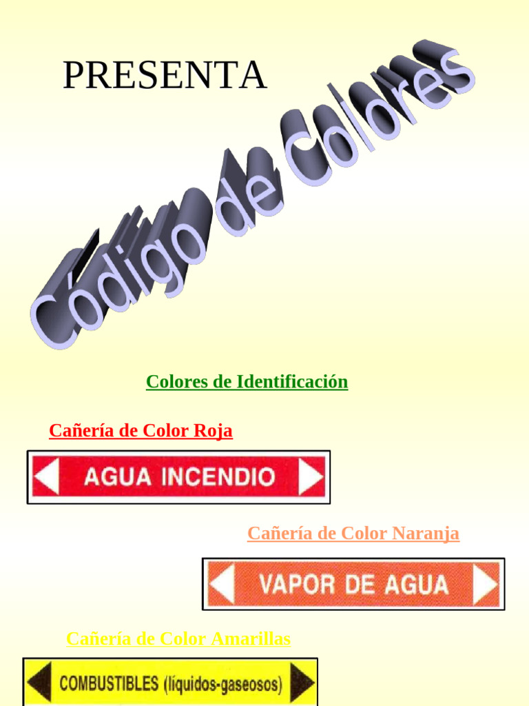 Colores y Señales de Seguridad Laboral | PDF | Color | Blanco