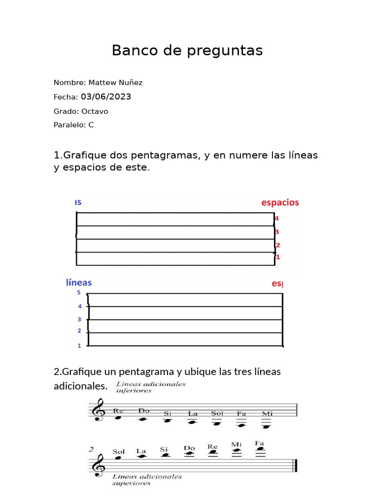 Banco de preguntas | PDF