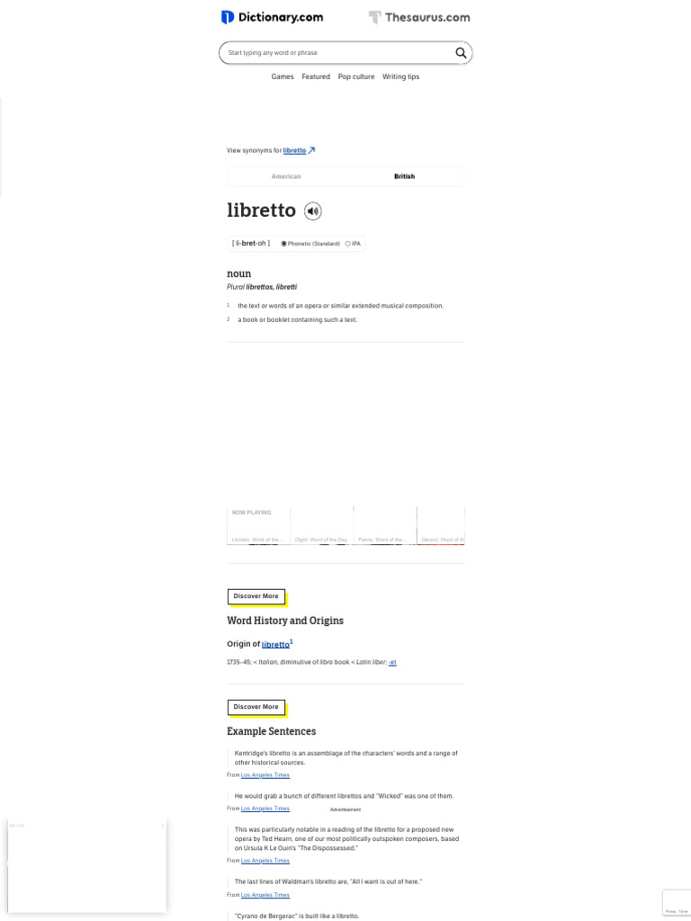 Understanding Libretto in Music | PDF | Language Mechanics | Linguistic ...