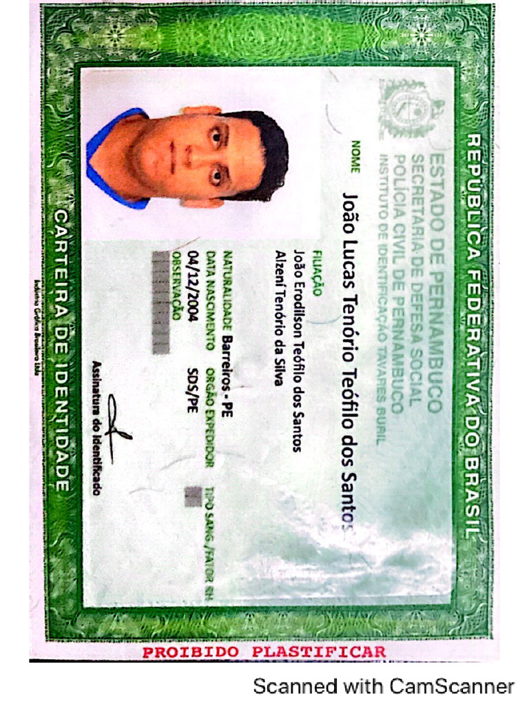 RG João Lucas | PDF