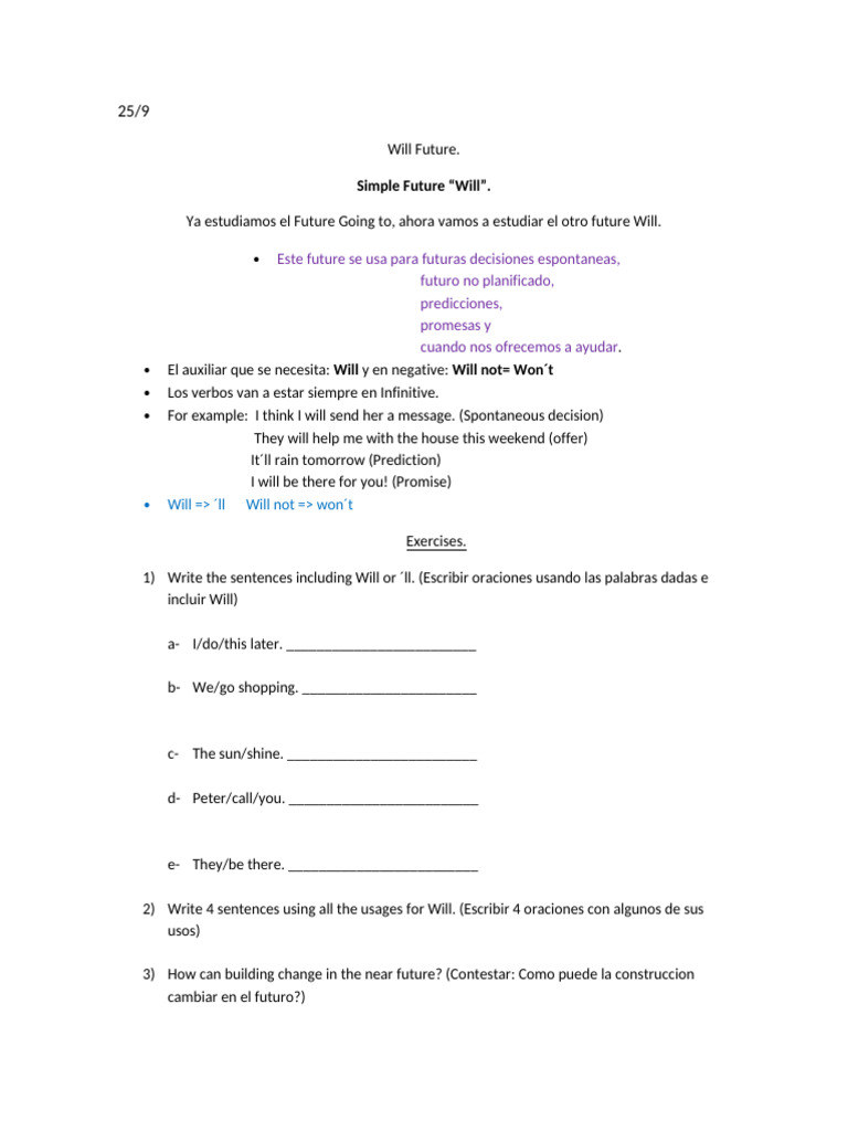 TP N° 11 Ingles | PDF