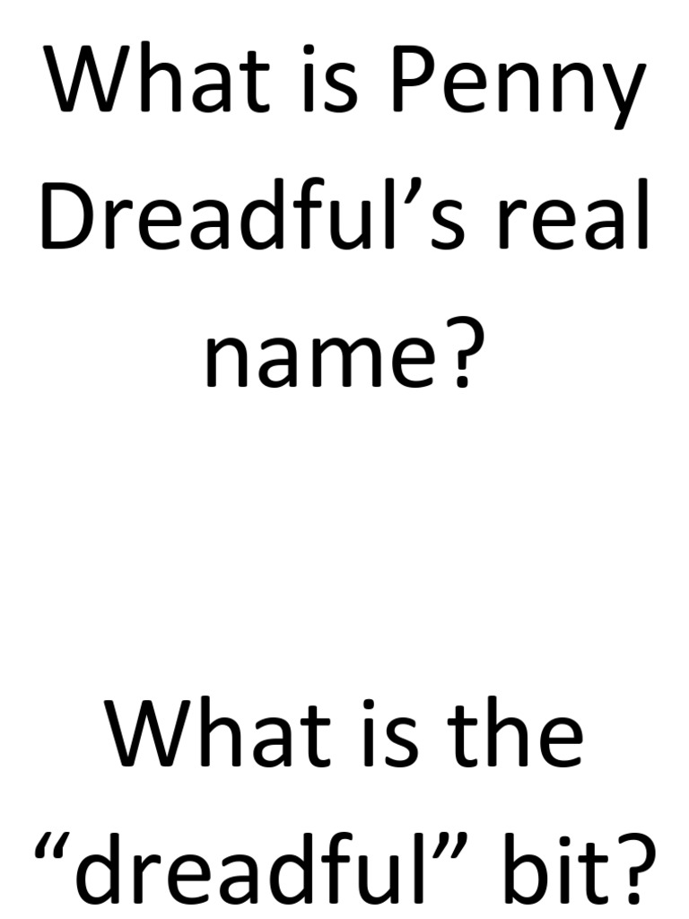 Penny D R comprehension questions pgs 1 to 10 | PDF