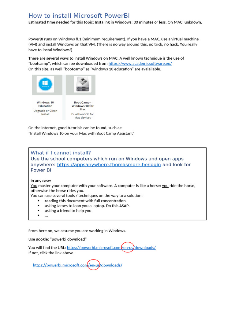 001 Intro - Installing Power BI desktop | PDF