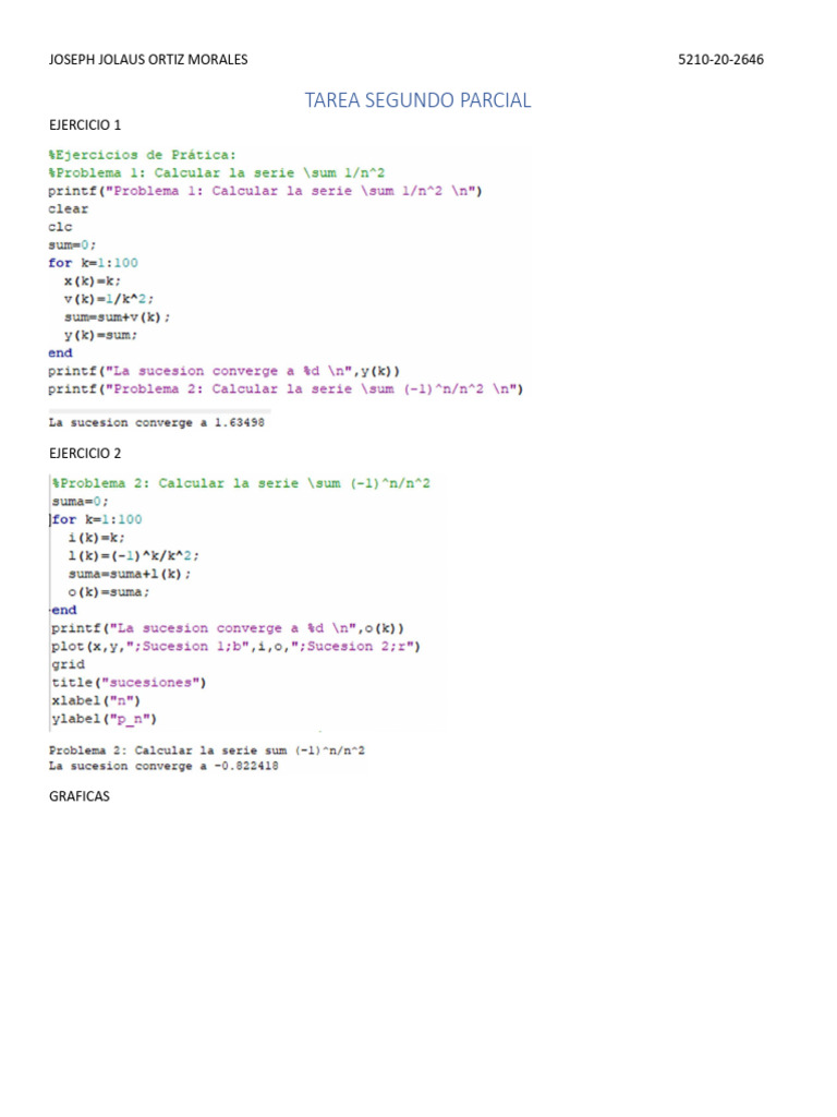 Tarea Segundo Parcial | PDF