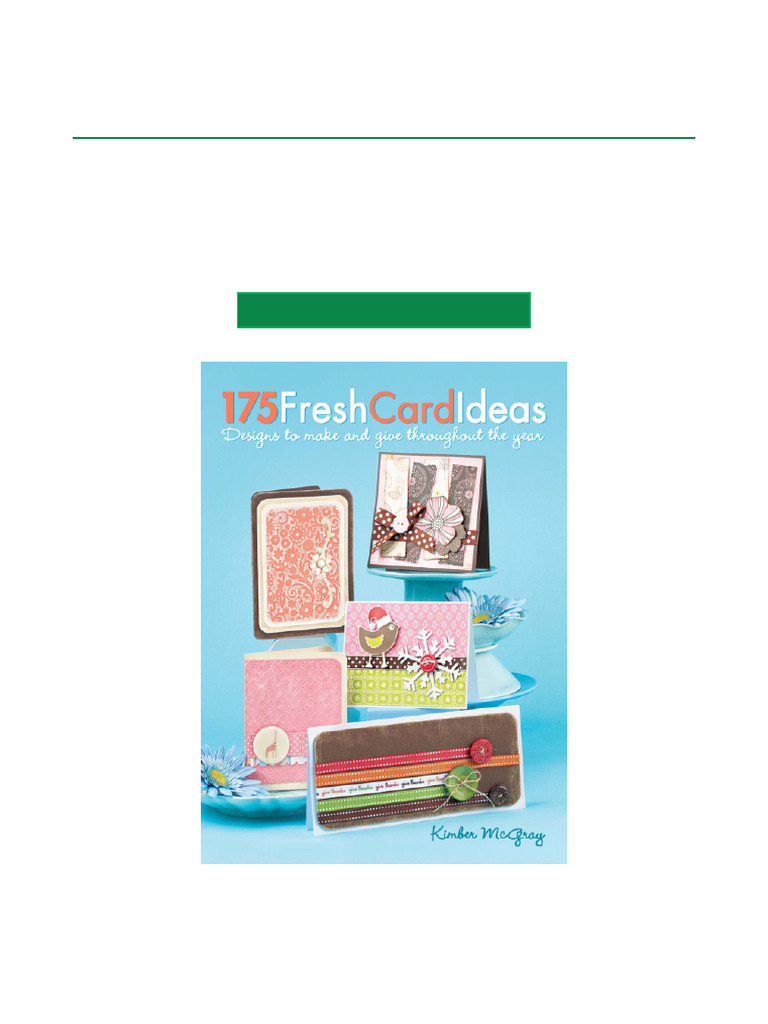 Analyze 175 Fresh Card Ideas Designs to Make and Give Throughout the ...