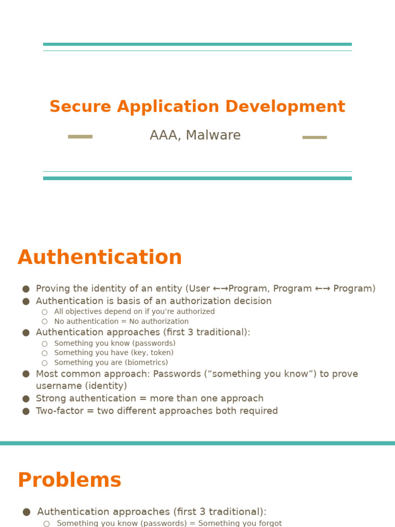 Secure Application Development - 03 | PDF | Password | Malware