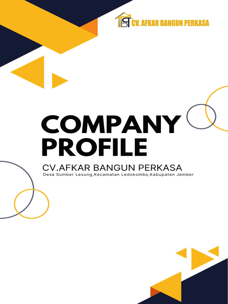 Cover Company Profile Afkar | PDF