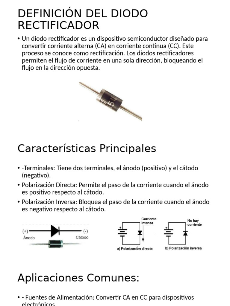 De Diodo Rectificador | PDF