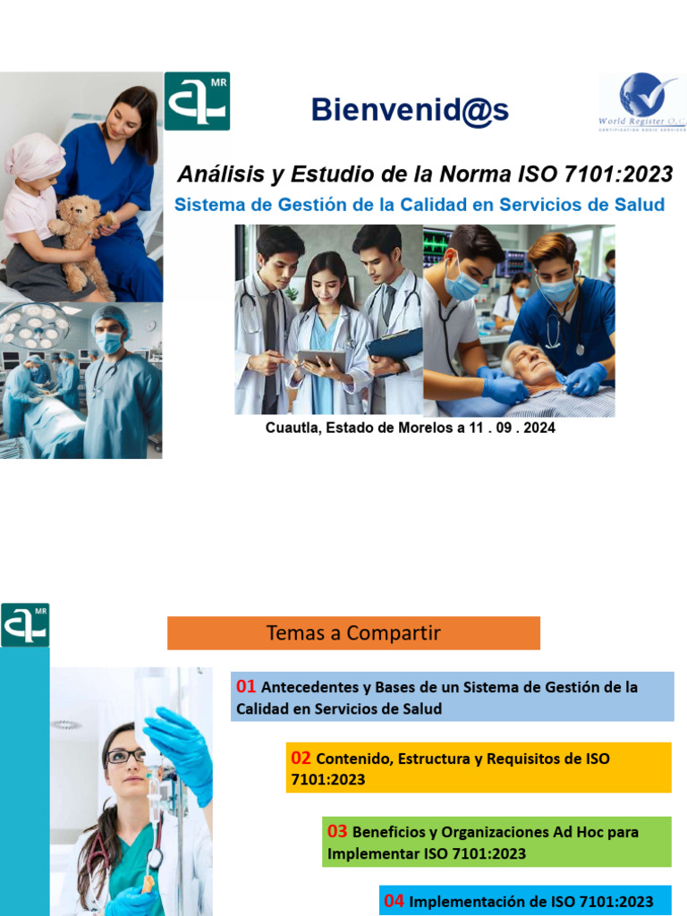 Análisis de la Norma ISO 7101:2023 | PDF | Cuidado de la salud ...