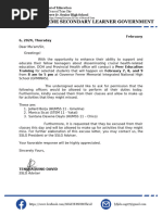 Sample Communication Letters | PDF