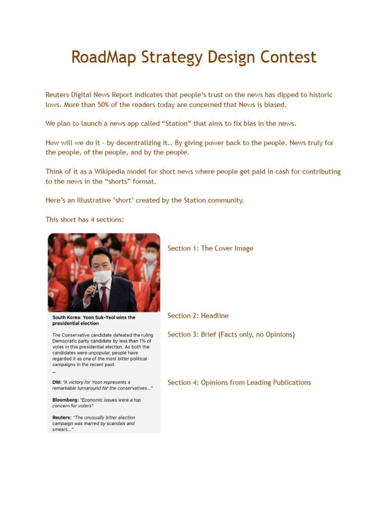 RoadMap Problem Statement | PDF | News | Human Communication