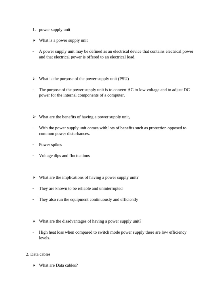 Unit 3 Assignment1 | PDF | Power Supply | Computer Keyboard