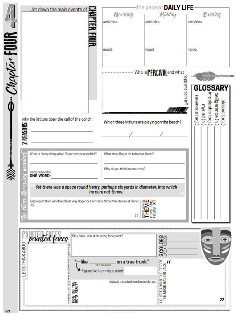 LOTF CH 4 Assignment | PDF