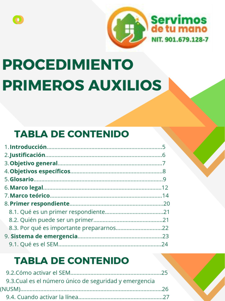 Anexo S. Cartilla de Primeros Auxilios | PDF | Reanimación cardiopulmonar | Riesgo