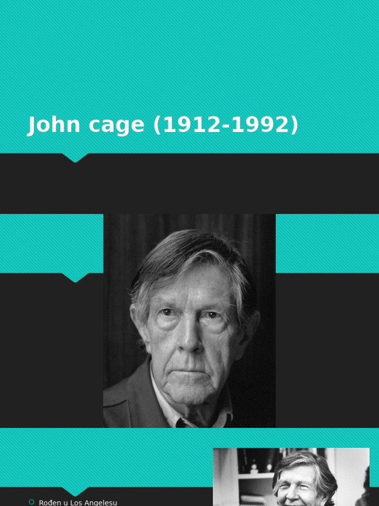 John cage (1912-1992) | PDF