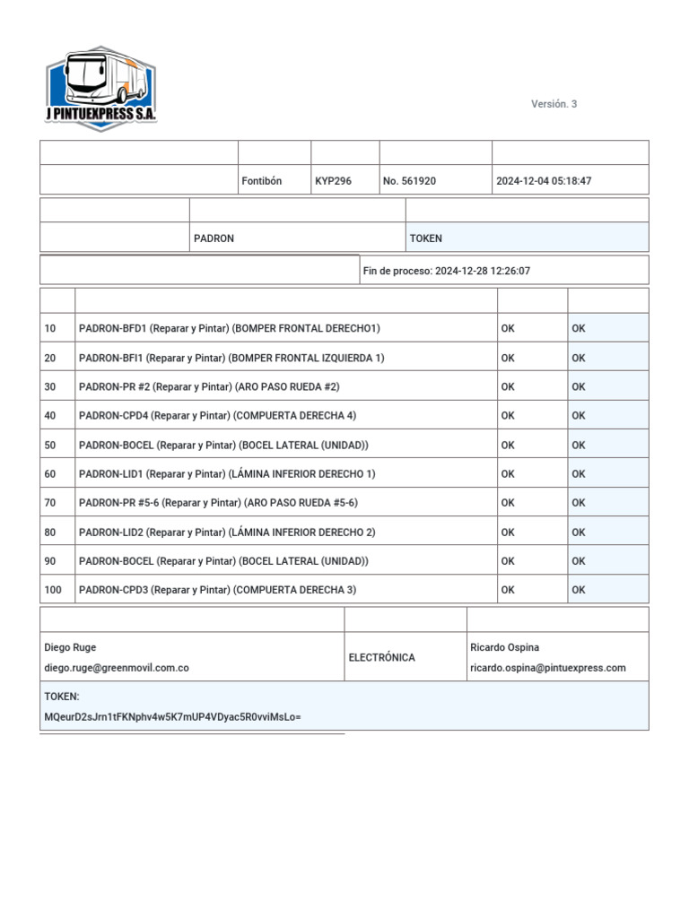 Calidad_servicio_12741 (2) | PDF | Vehículos | Vehículo de motor