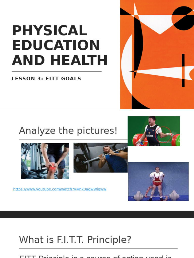 Lesson 3.3 Fitt Goals | PDF | Physical Fitness