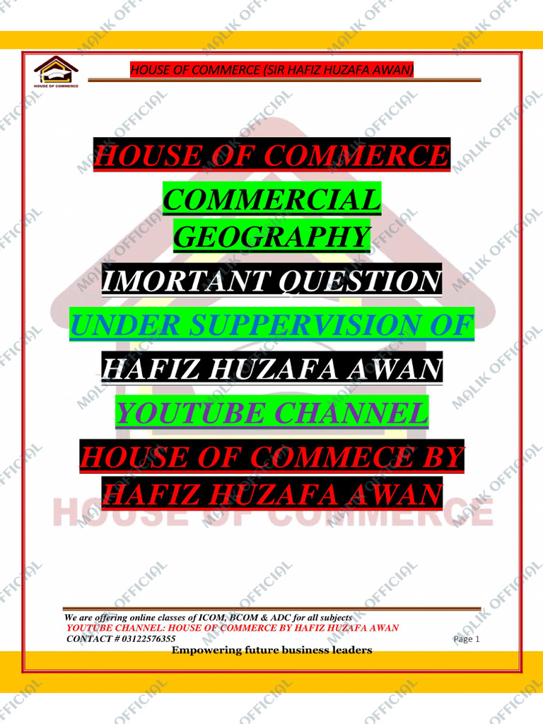 Xii CG Solved Guess Paper (Malik) | PDF