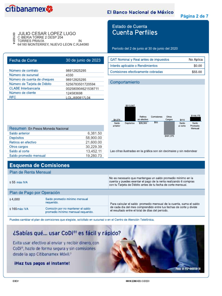 Edo Cta Banamex | PDF