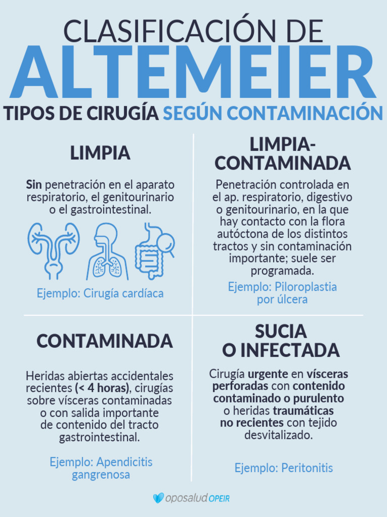 T9 Infograf A Sobre Clasificaci N de Altemeier | PDF