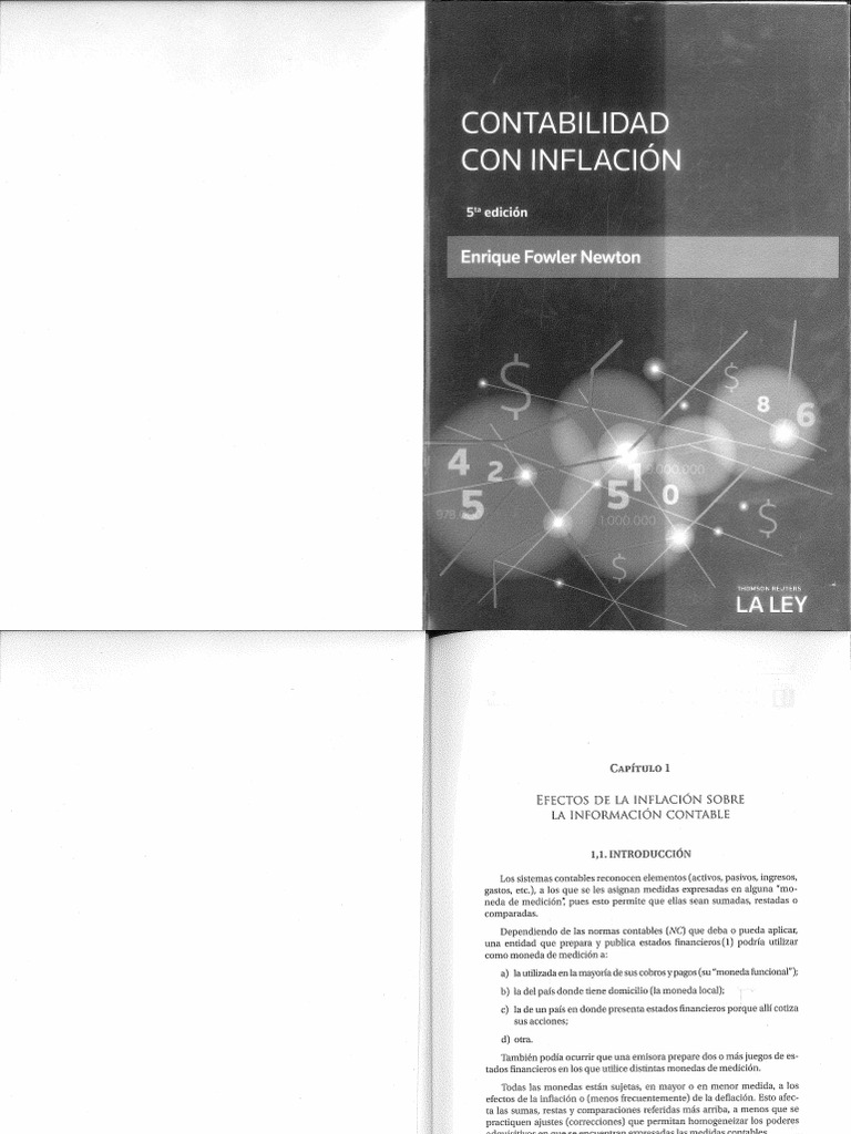 Fowler Newton - Contabilidad Con Inflación Cap1-3 | PDF