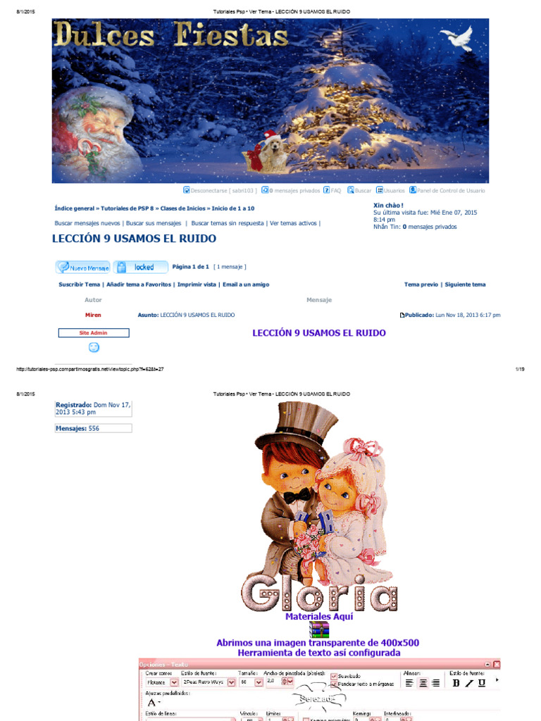 Tutoriales Psp • Ver Tema - LECCIÓN 9 USAMOS EL RUIDO | PDF