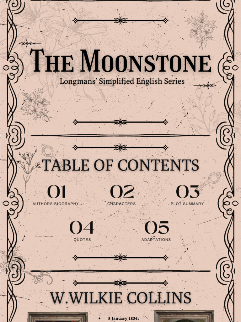 The Moonstone Presentation | PDF